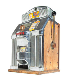 Slot Machine; Jennings, Tic-Tac-Toe, Sun Chief Marquee, Indian Bust, 10 ...