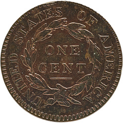 Coin; Liberty Coronet Head, One Cent, 1817.