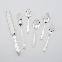 Flatware; Sterling Silver, Birks (Henry & Sons), Tudor Royal Pattern ...