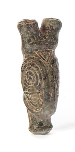 Bone; Caribbean, Taino, Pre-Columbian, Carved Cohoba Inhaler, Bird Form ...