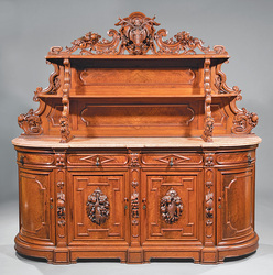 Furniture: Sideboard; Victorian, Renaissance Revival, Roux (Alexander ...