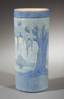 Newcomb College Pottery; Simpson (Anna Frances), Vase, Cylindrical ...
