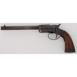 Pistol; Stevens Arms, Model 35, Tip Up, Single Shot, 22 Caliber, 8 inch ...