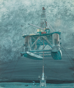 Lapsley, Robert; Watercolor & Gouache Painting (2), signed, Off Shore ...