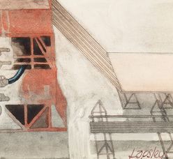 Lapsley, Robert; Watercolor & Gouache Painting (2), signed, Off Shore ...