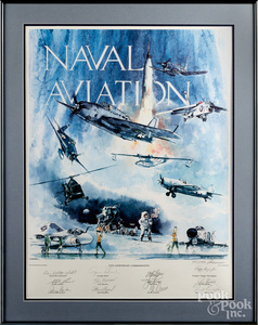 Poster; US Navy, Naval Aviation, 75th Anniversary Commemorative ...